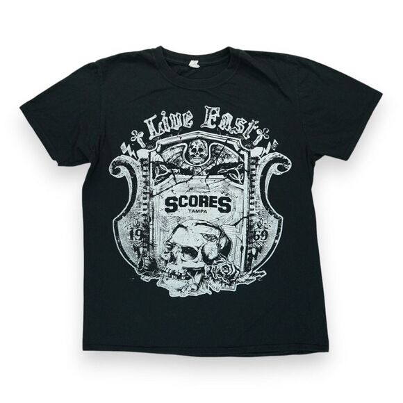 Gildan | Shirts | Live Fast Scores Tampa Florida T Shirt Size Large ...